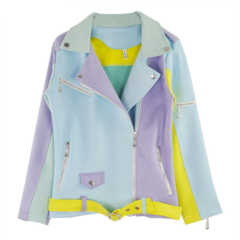 Colorful Suede Jacket – Rakkiss