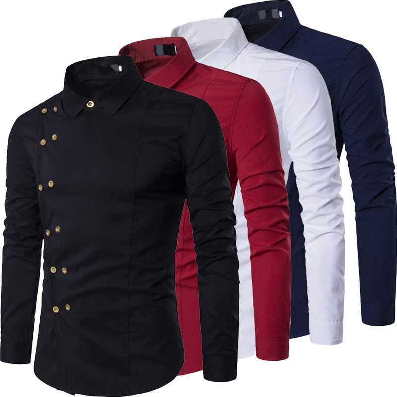 Double Button Dress Shirt – Rakkiss